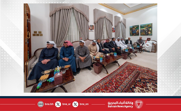 The Deputy King visits the majlises of HE Mohammed Ibrahim Al-Mutawa ...