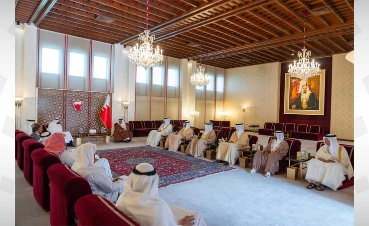 HRH the Crown Prince and Prime Minister meets with heads and members of ...