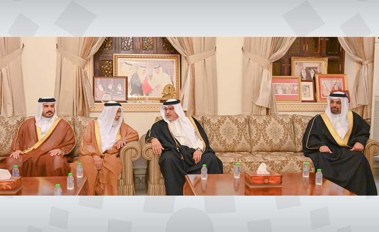 HRH the Crown Prince and Prime Minister visits the majlises of the ...