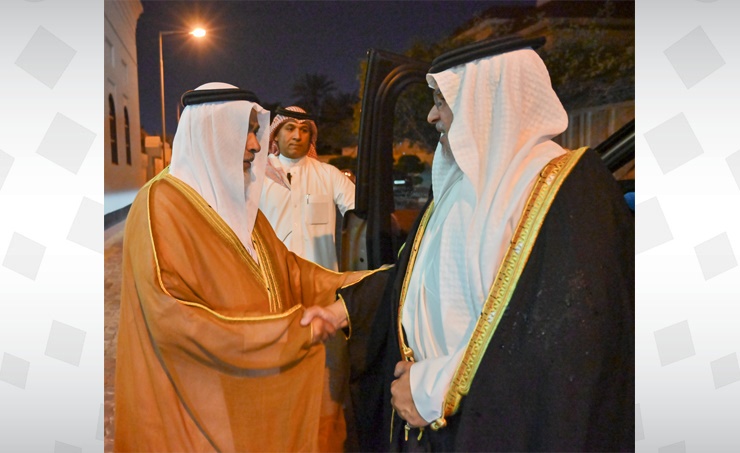 HRH the Crown Prince and Prime Minister visits the majlises of the ...