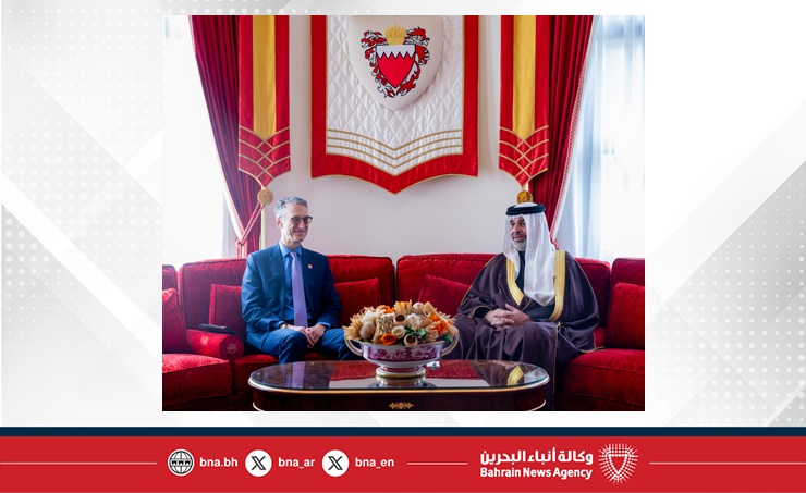 HH Shaikh Abdullah bin Hamad Al Khalifa receives US Ambassador