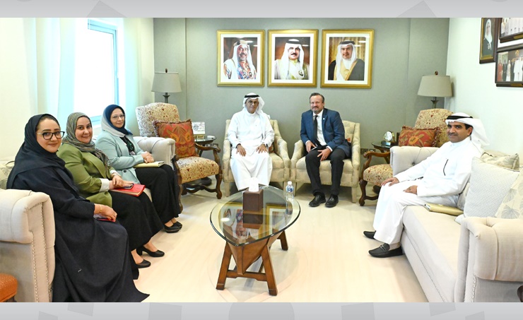 BQA Chief Executive receives AUBH President