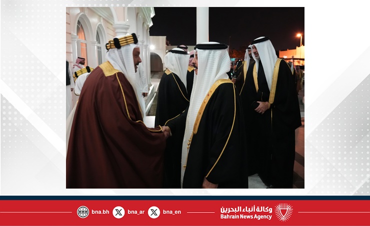 HM King visits majlises of HRH Prince Mohammed bin Salman, HH Shaikh Ali bin Khalifa, and BDF ...