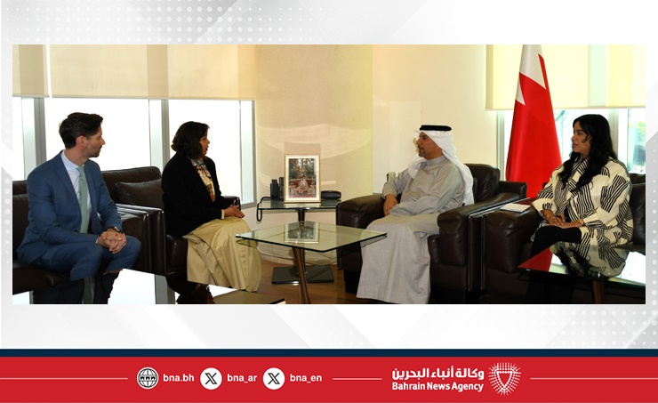 Oil Minister meets IOM Mission Chief to Bahrain
