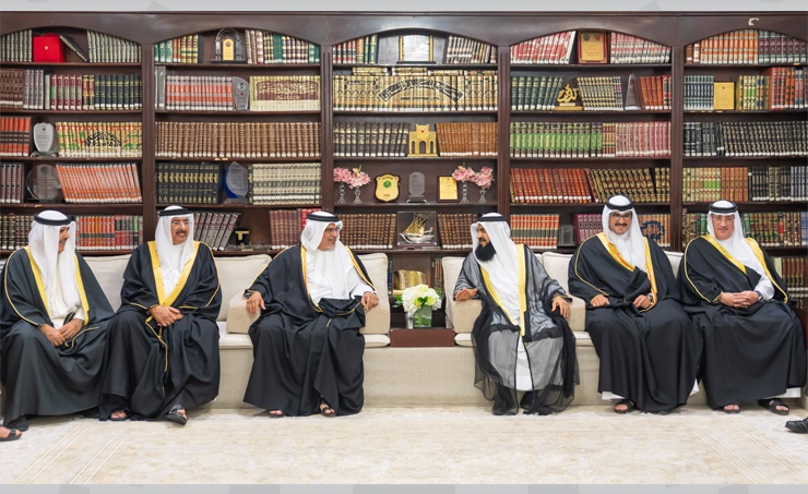 HRH the Crown Prince and Prime Minister visits the majlis of the Bin ...
