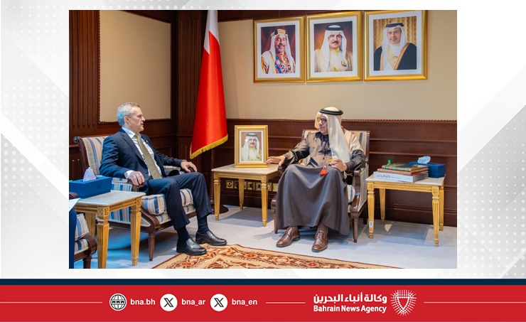 Foreign Minister receives Russian Ambassador to Bahrain