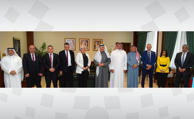 Labour Minister receives Egyptian ETUF delegation