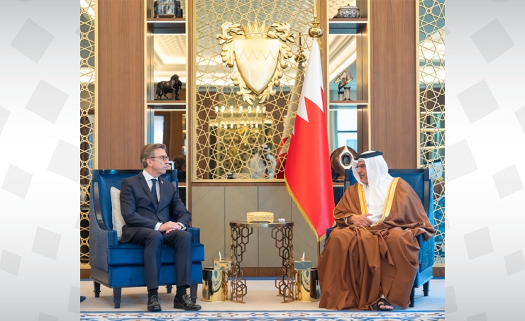 HRH the Deputy King meets with the newly appointed Ambassador of the ...