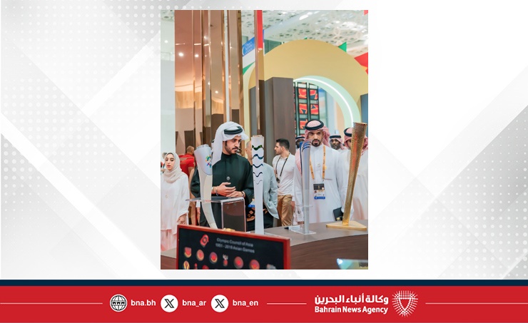 HH Shaikh Khalid bin Hamad inspects preparations at Exhibition World ...