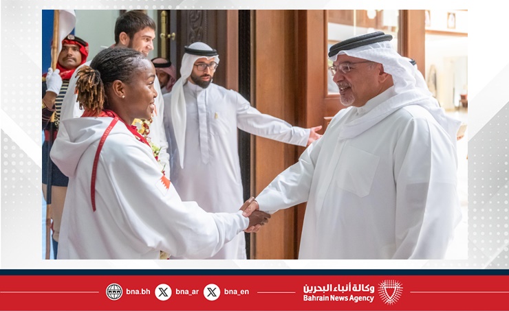 HRH the Crown Prince and Prime Minister receives HH Shaikh Khalid bin ...