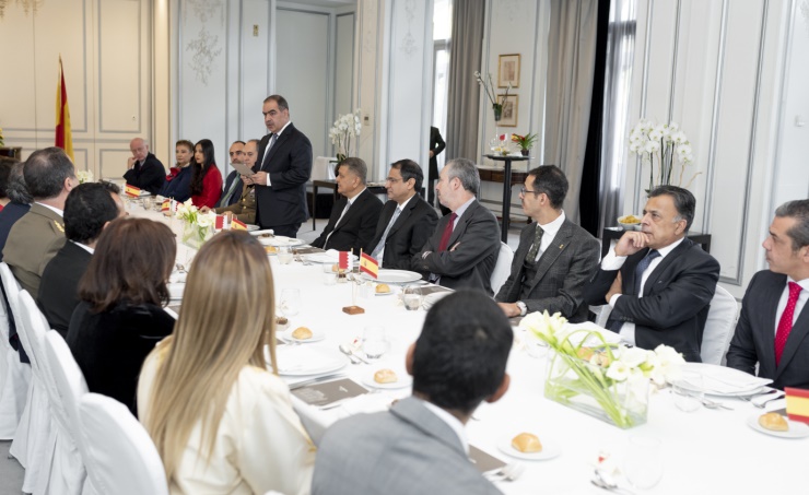 Embassy to UK hosts reception, luncheon in Madrid, Spain