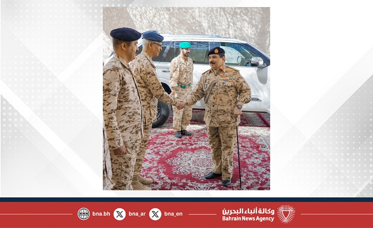 HM King visits Bahrain Defence Force facility on its 57th anniversary