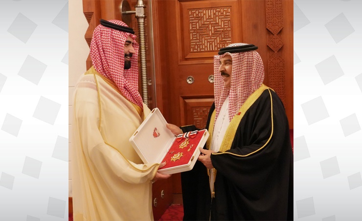 جلالة الملك المعظم يستقبل صاحب السمو الملكي الأمير سلطان بن أحمد بن عبد