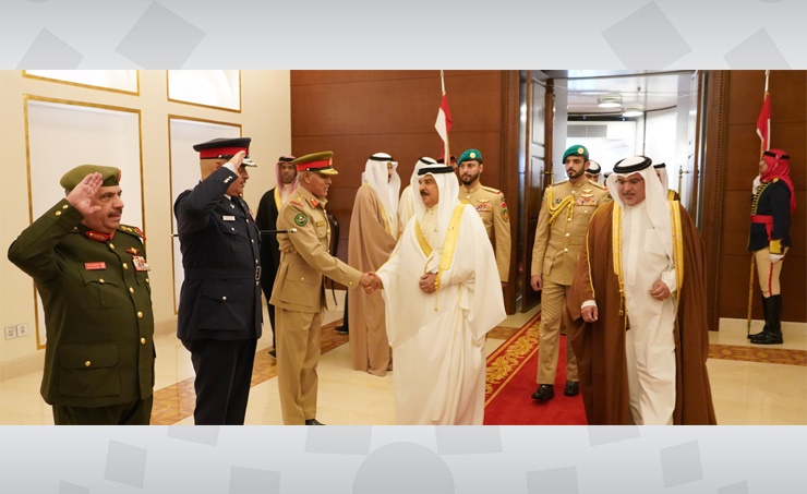 HM King returns to Bahrain following participation in 44th GCC Summit
