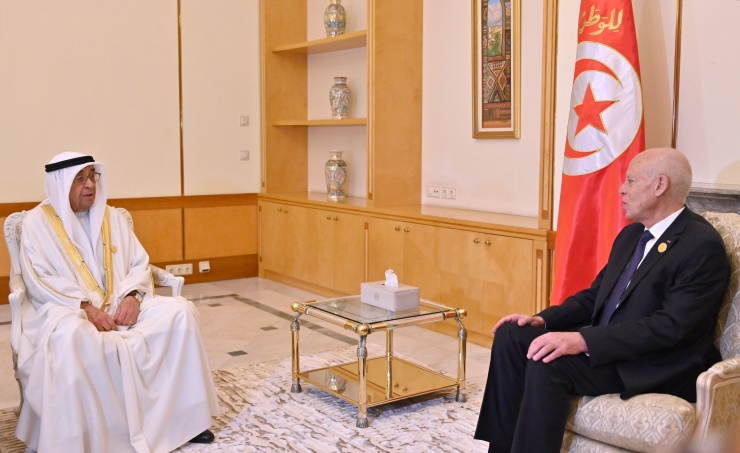 Shaikh Mohammed bin Mubarak Al Khalifa visits Tunisian President