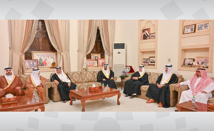 HRH the Crown Prince and Prime Minister visits the majlises of the ...