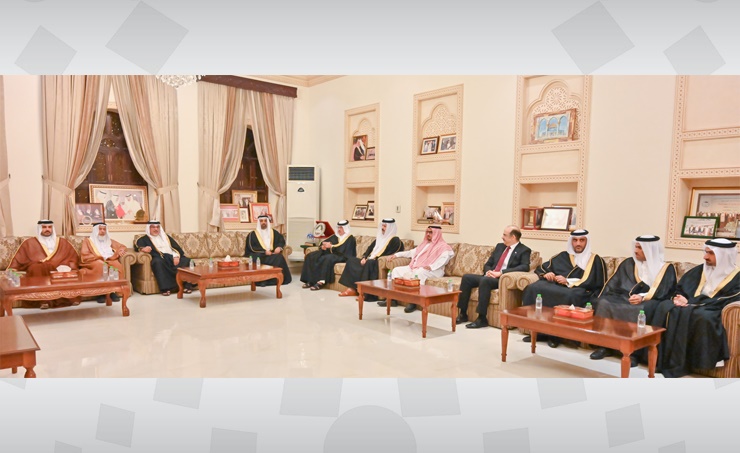 HRH the Crown Prince and Prime Minister visits the majlises of the ...