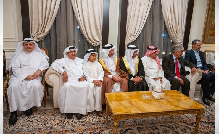 HRH the Crown Prince and Prime Minister visits the majlises of Abdullah ...