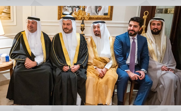 HRH the Crown Prince and Prime Minister visits the majlises of Abdullah ...