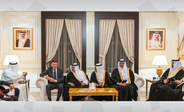 HRH the Crown Prince and Prime Minister visits the majlises of Abdullah ...