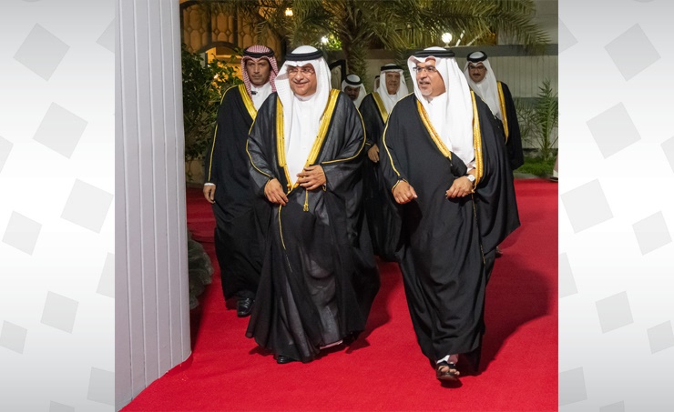 HRH the Crown Prince and Prime Minister visits the majlises of the Al ...