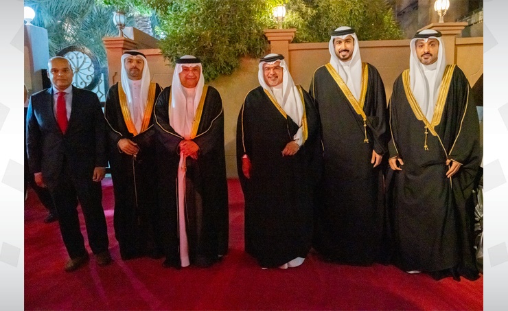 HRH the Crown Prince and Prime Minister visits the majlises of the Al ...