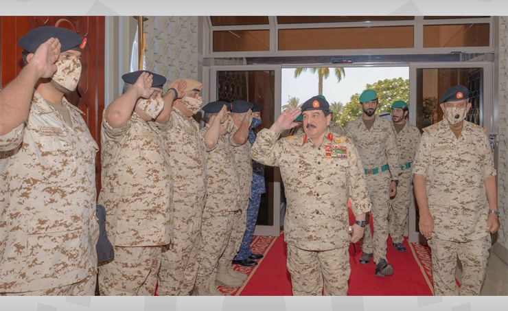HM King visits BDF General Command, hails staff's outstanding valor ...