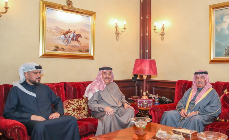 HH Shaikh Ali bin Khalifa receives Ambassador to India
