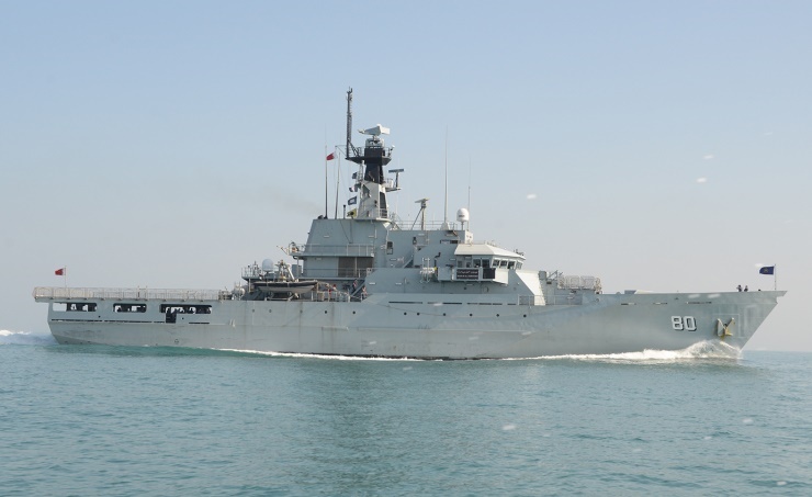 “RBNS Al-Zubara” arrives in Bahrain