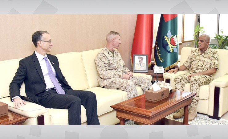 BDF Chief-of-Staff receives Assistant Commandant of Marine Corps
