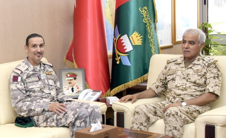 BDF Chief of Staff receives GCC Military Assistant Secretary