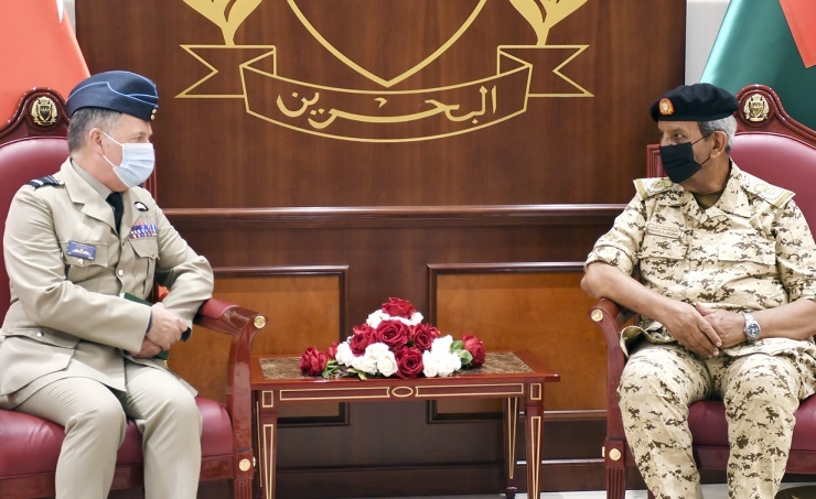 BDF Commander-in-Chief receives UK Defense Senior Advisor to MENA
