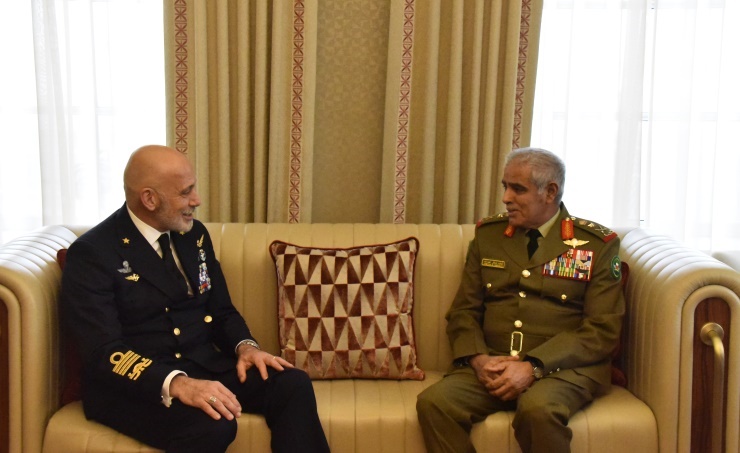 BDF Chief of Staff receives Italian Chief of Defence Staff