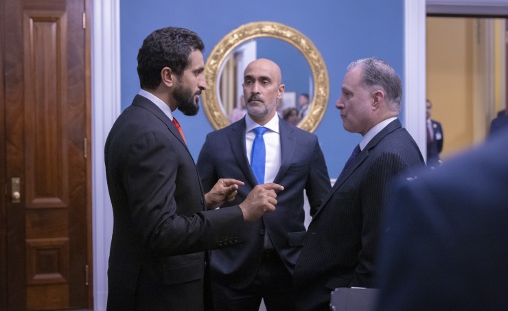 National Security Advisor meets US Congressmen