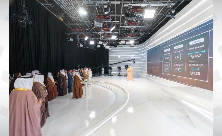 HRH the Deputy King inaugurates the main studio of Bahrain TV News ...