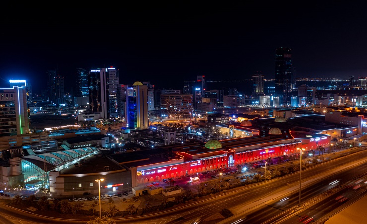 Bahrain adorned with lights to celebrate elections