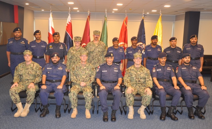 Coast Guard Commander attends a graduation ceremony