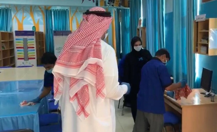 School facilities, buses deep cleaned ahead of teachers' return