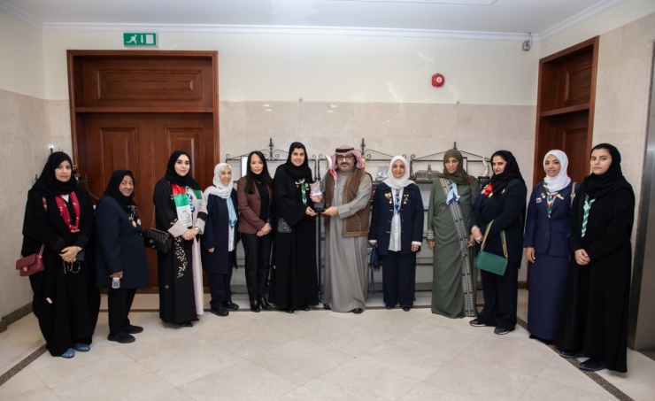 Education Minister receives GCC Girls Guide Committee