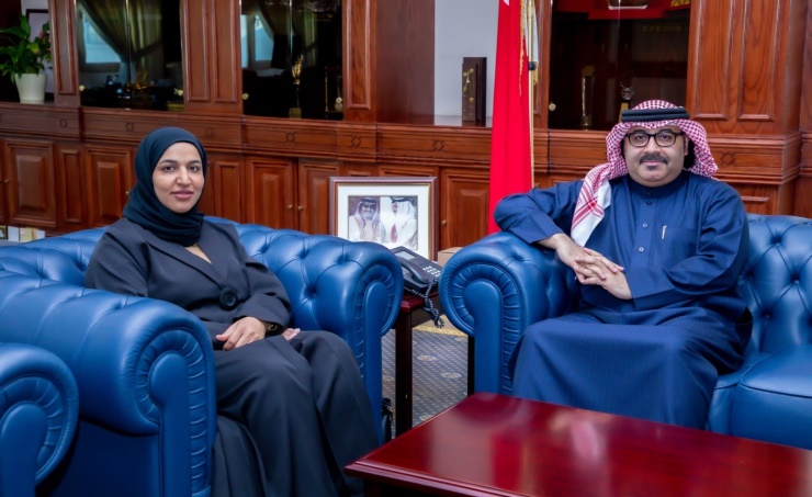 Education Minister receives MP Jalila Alawi Al-Sayed