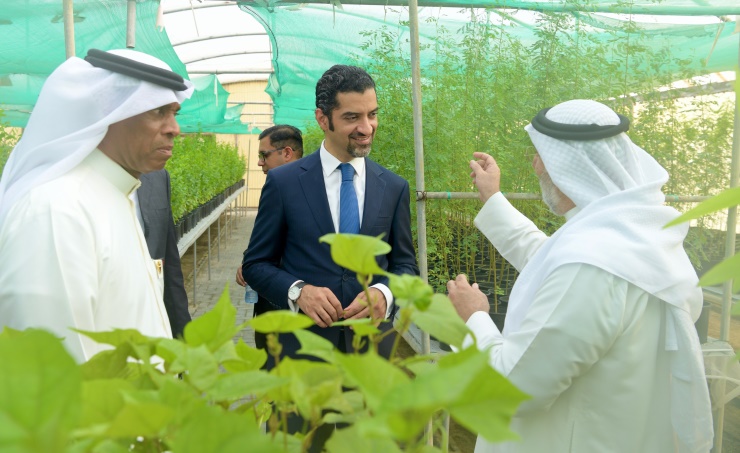 Agriculture Minister inspects Horat A'ali plant nurseries