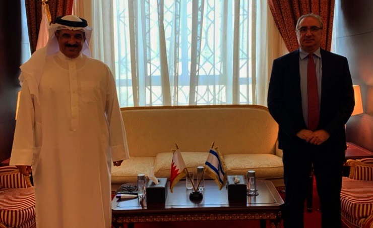 Bahrain’s Ambassador to Abu Dhabi receives interim Head of Isreali Mission