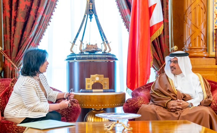 HRH the Crown Prince receives President of Bahrain Authority for ...