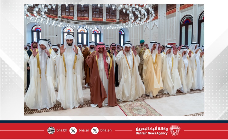HRH the Crown Prince and Prime Minister performs Eid Al-Adha prayers at ...