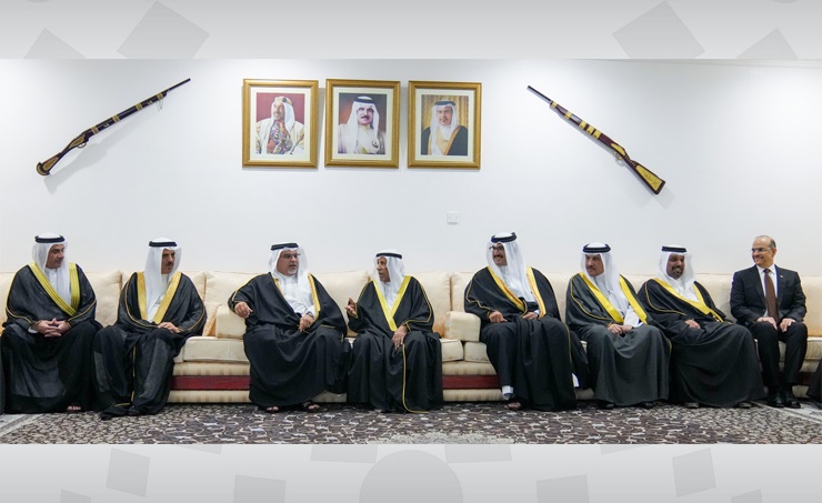 HRH the Crown Prince and Prime Minister visits the majlises of Abdullah ...