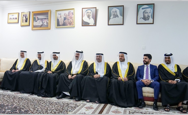 HRH the Crown Prince and Prime Minister visits the majlises of Abdullah ...
