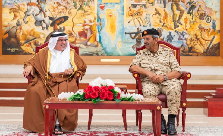The Deputy King visits the BDF's General Command