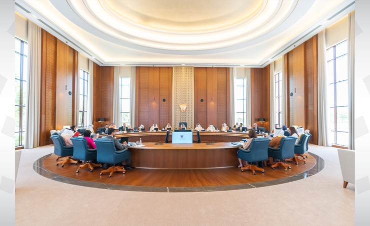 HRH the Crown Prince and Prime Minister chairs the weekly Cabinet Meeting