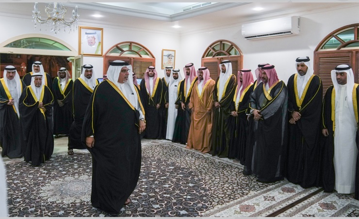 HRH the Crown Prince and Prime Minister visits the majlises of Abdullah ...