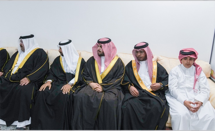 HRH the Crown Prince and Prime Minister visits the majlises of Abdullah ...